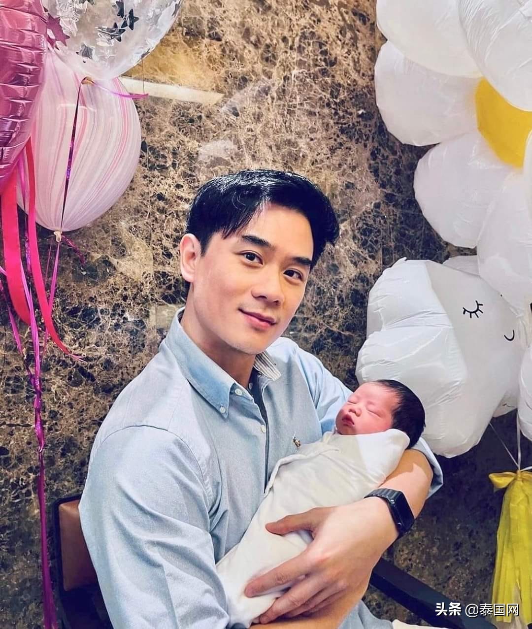 Thai star Chompoo took a recent photo of his little daughter, and the ...