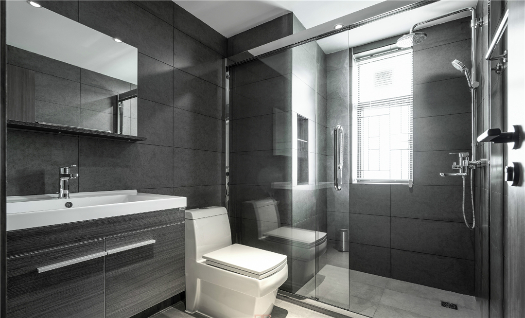 The 112-square-meter simple style three-bedroom apartment is simple and ...