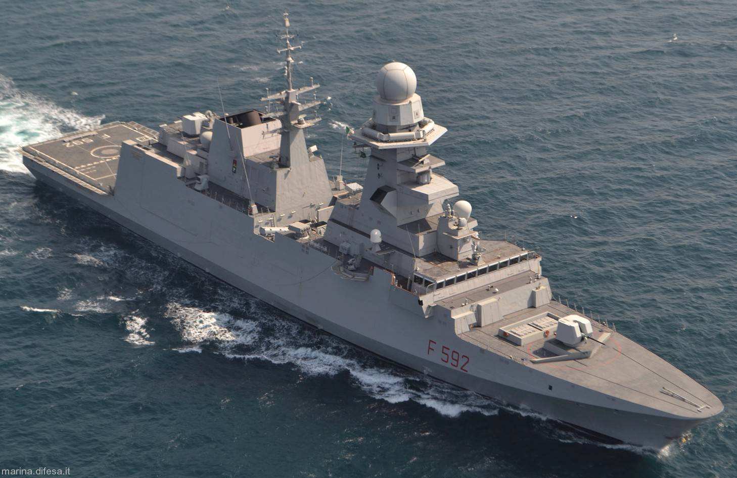 World Frigate Cruise 18 Italian "Bergamini" class frigate - iNEWS