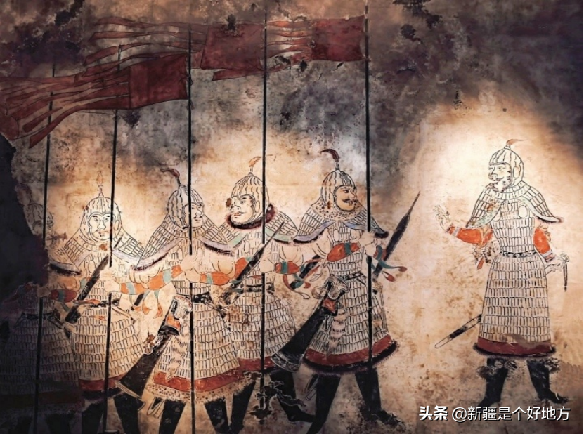 The branch line of the Silk Road runs through the Tianshan Mountains ...