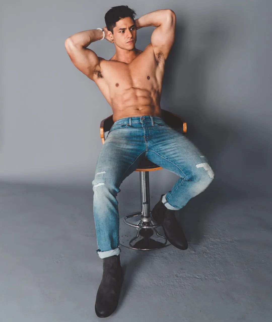 Alex Wach, a mixed-race fitness male model, would rather die on the ...