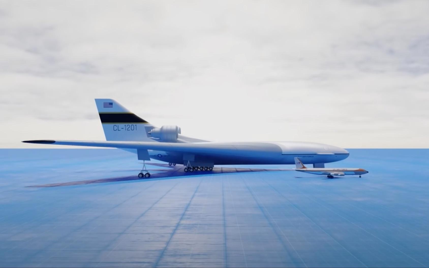 CL-1201 flying aircraft carrier: the craziest design of the 20th ...