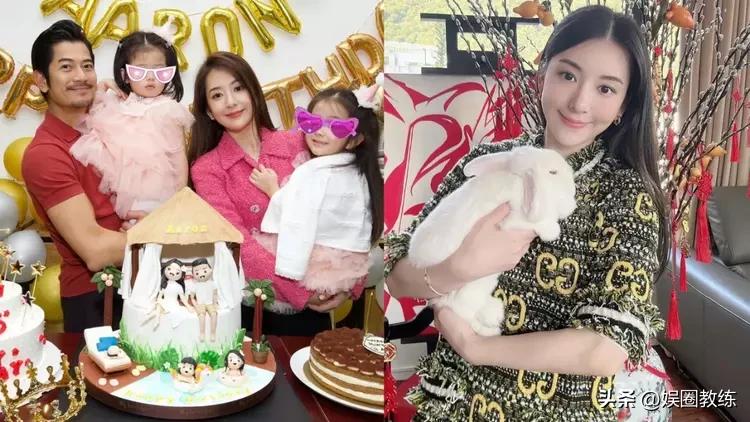 57-year-old Aaron Kwok wants to be a father again? Fang Yuan hugs Tutu ...