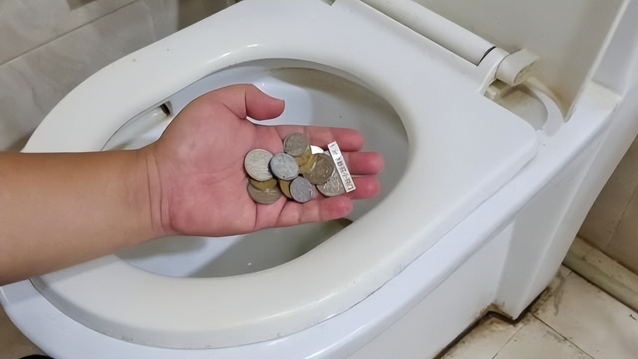 Why do you need to put a coin in the toilet? This is very useful and ...