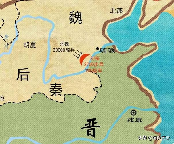 The first battle between Liu Yu and the Northern Wei Dynasty: 3,000 ...