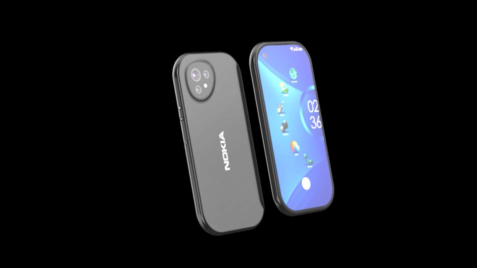 New Nokia 1100 concept machine: 3.5-inch punched straight screen + 94% ...