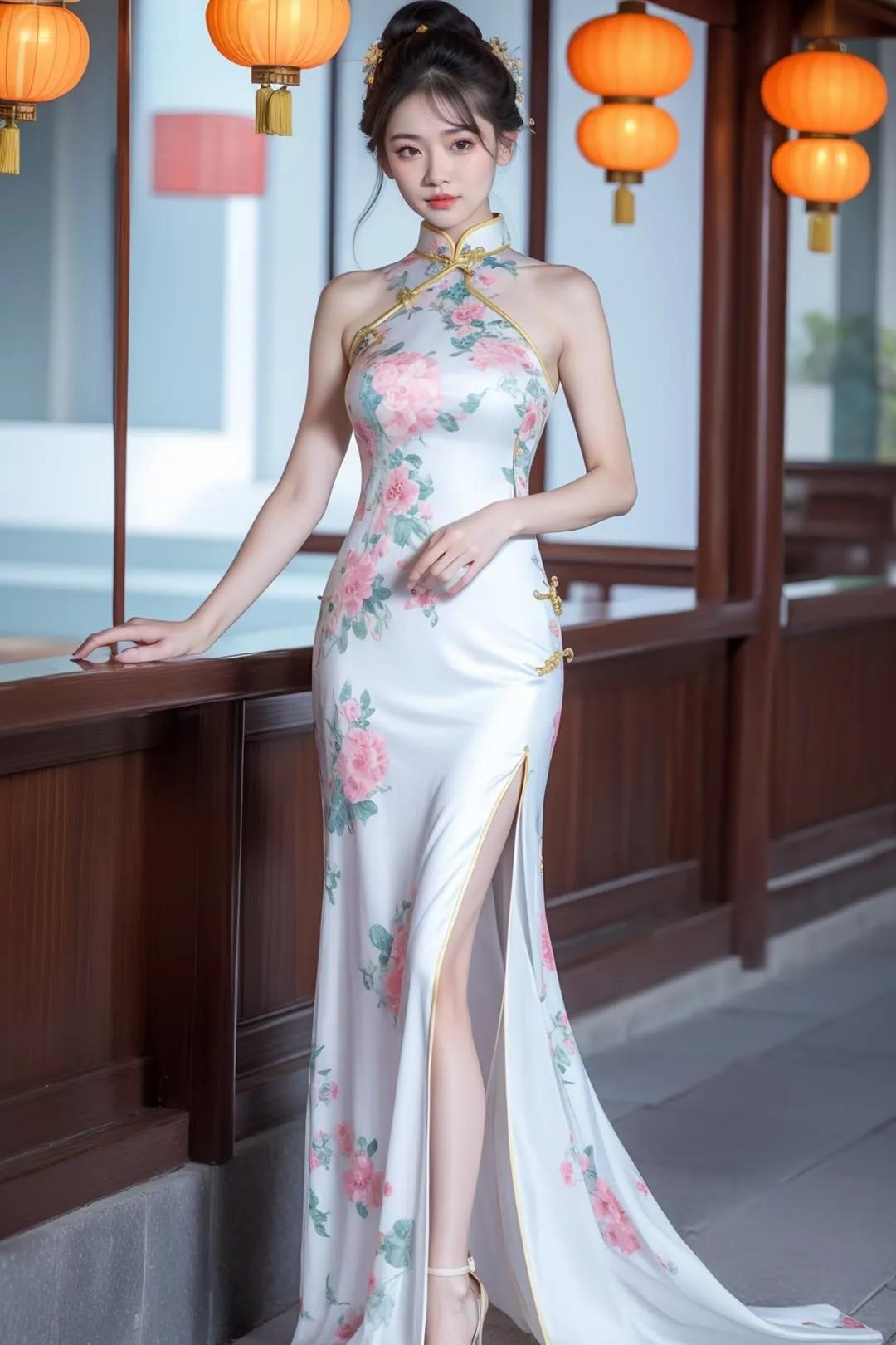 Chinese style dress, Damei cheongsam - iMedia