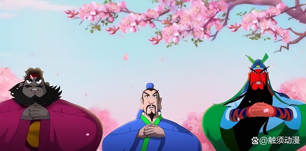 The animation "Wu Sheng Guan Gong" kills Yan Liang, punishes Wen Chou ...