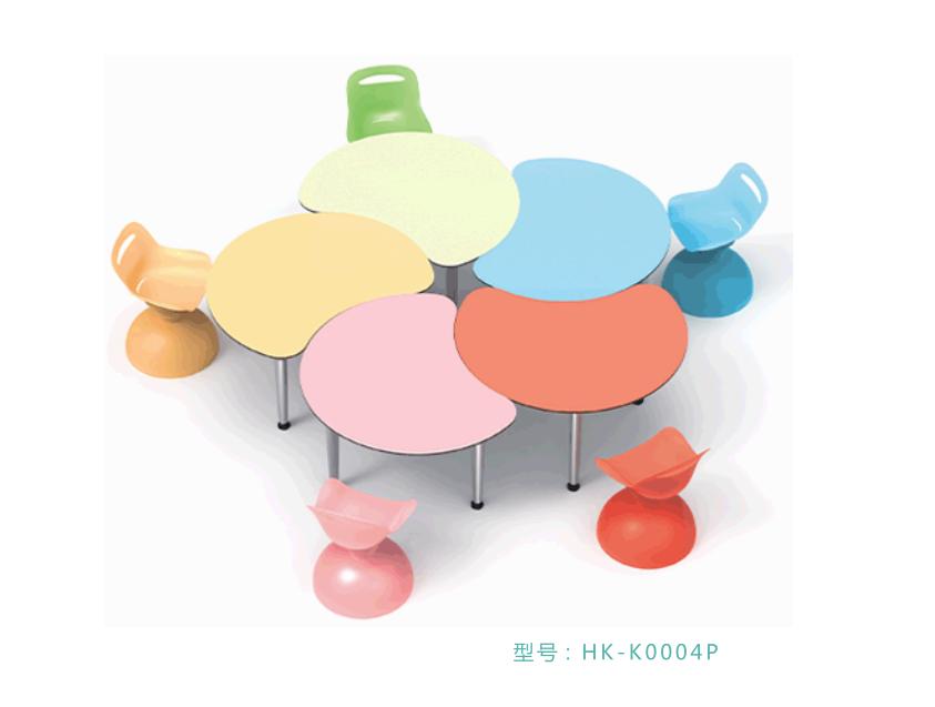 Hongkai Furniture HK-K0004 combined blow molding desks and chairs ...