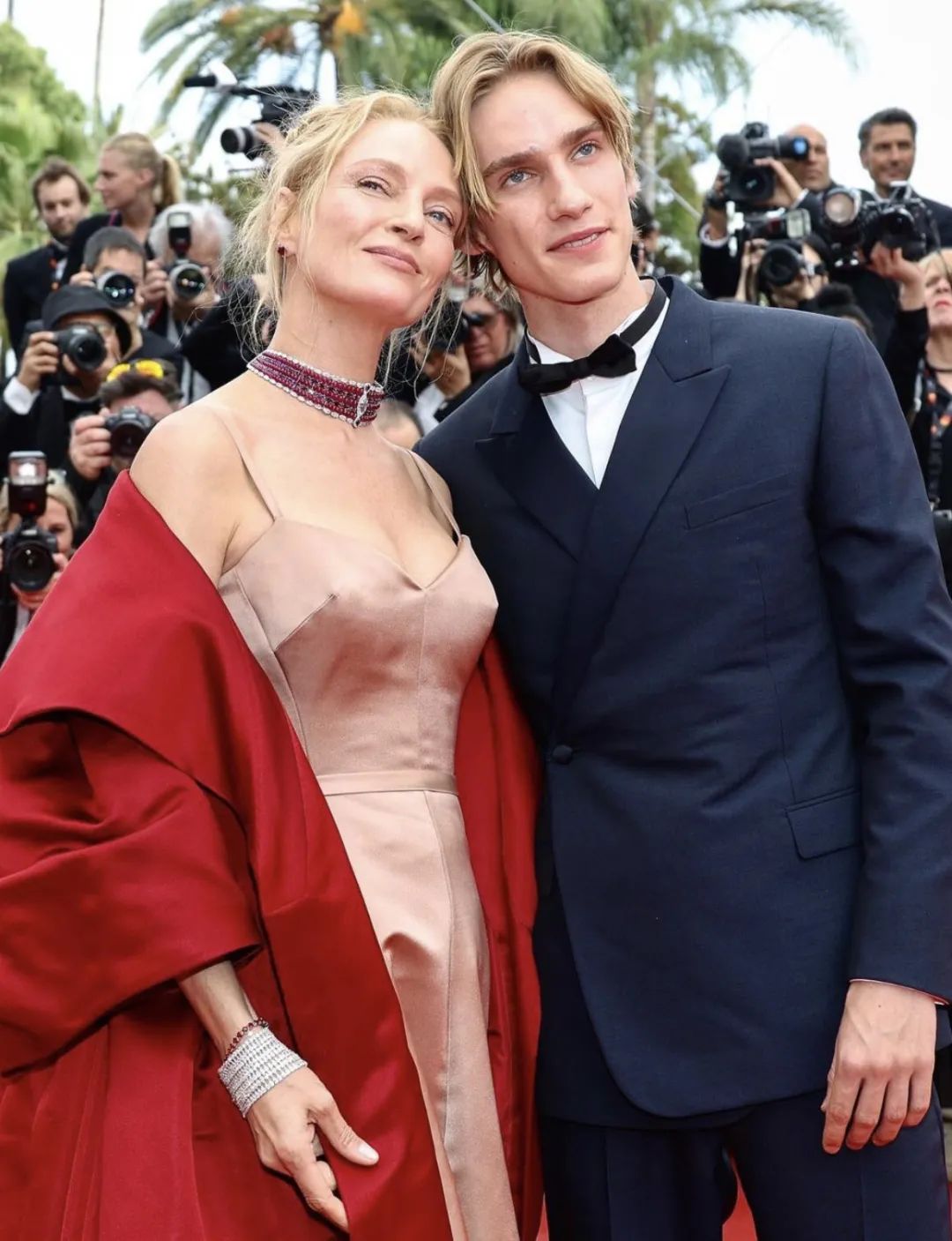 American actor Uma Thurman's son is so handsome, I want to marry him ...