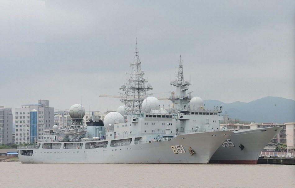 The PLA electronic reconnaissance ship sailed in the Sulu Sea, the ...