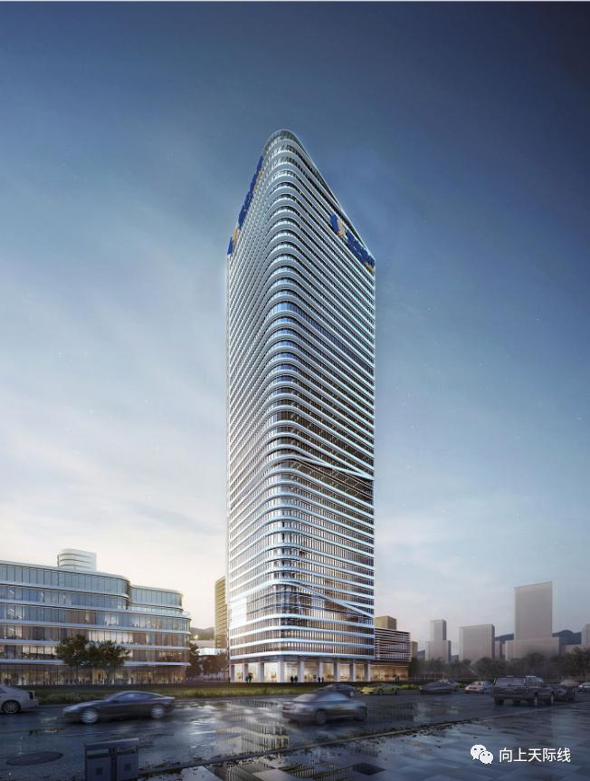 196 meters! The main structure of "Hengfeng Bank Headquarters" in Jinan ...