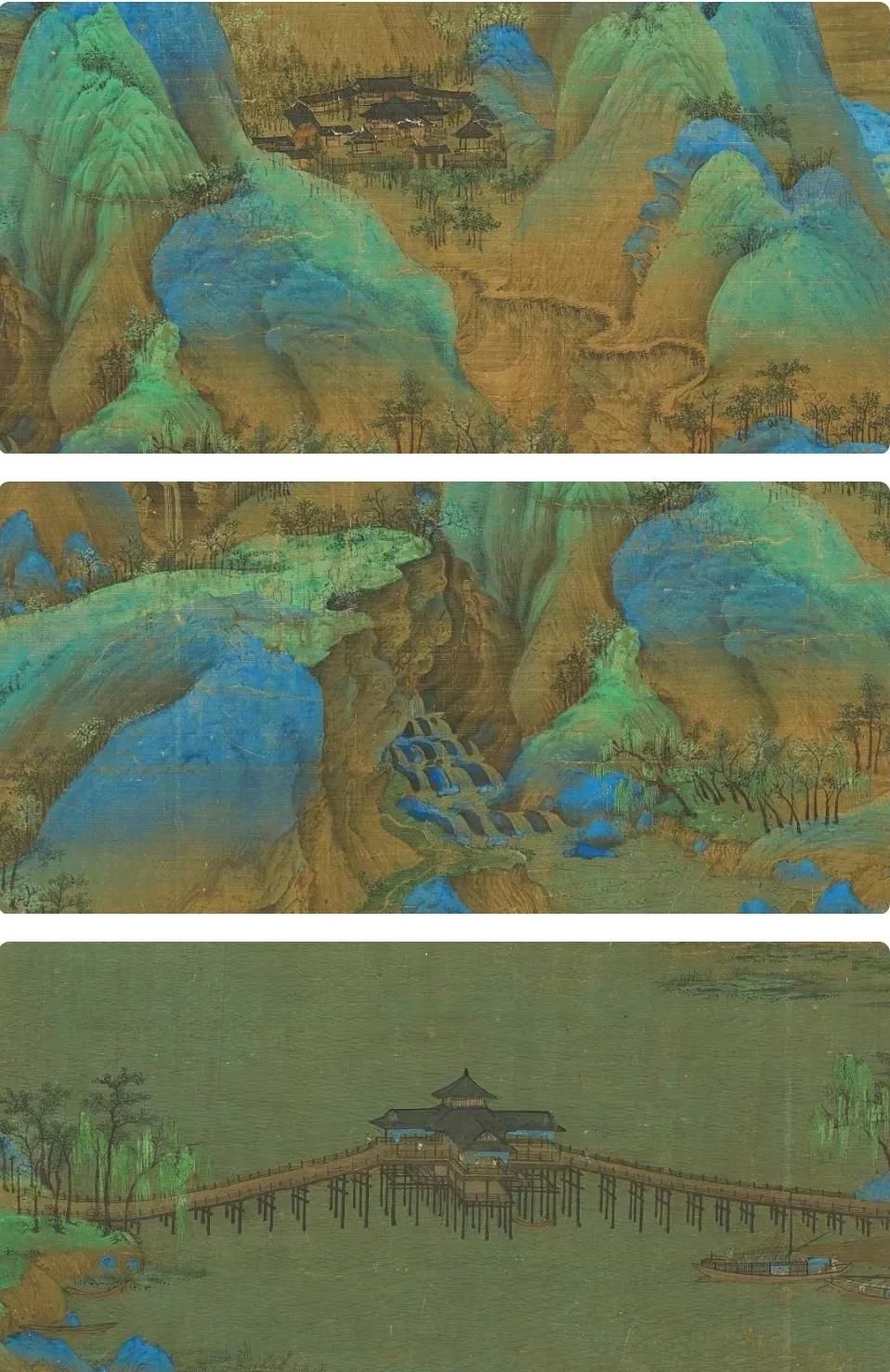 Appreciation of Wang Ximeng's painting "A Thousand Miles of Rivers and ...