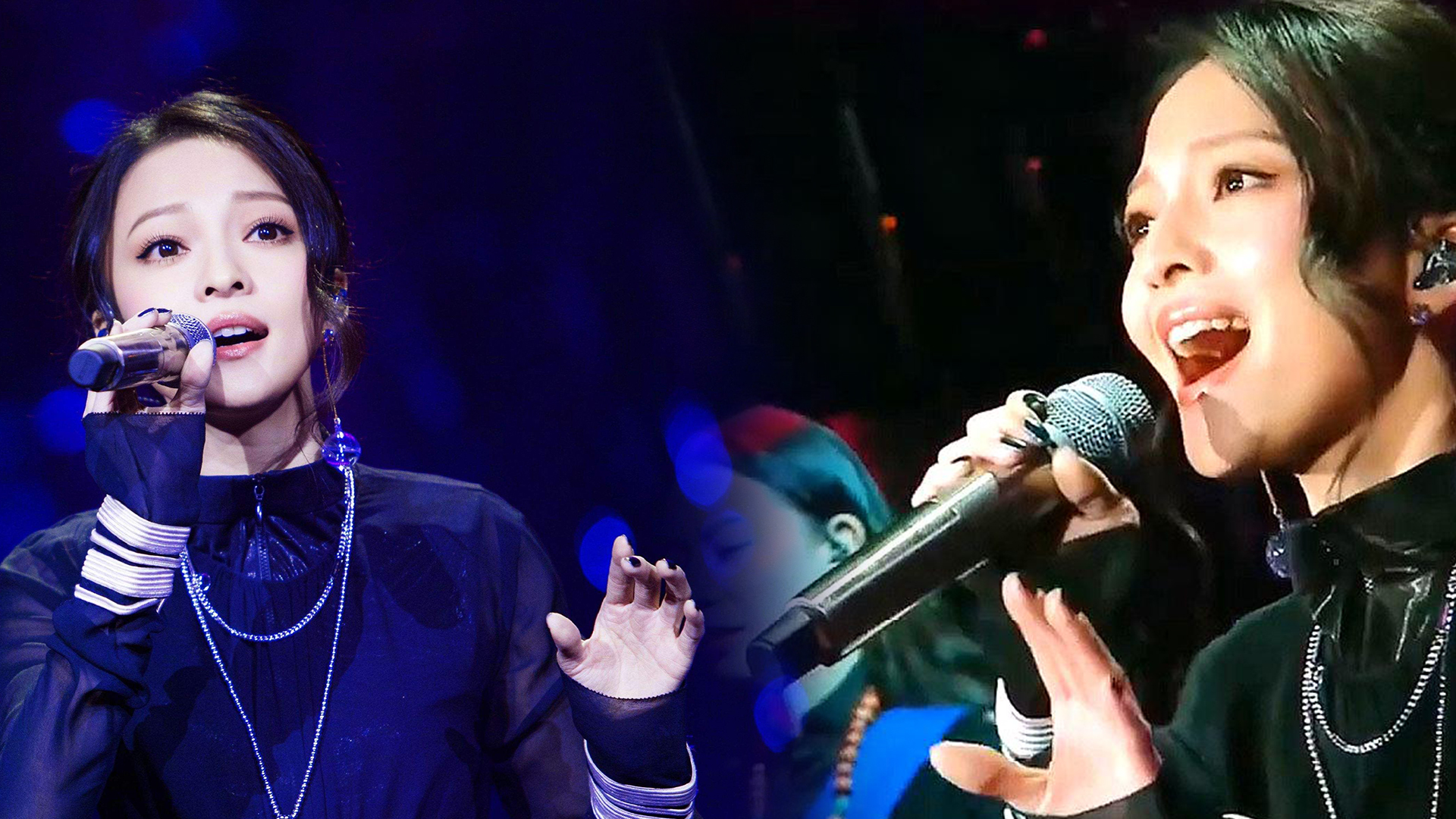 Singer Zhang Shaohan participates in The Voice of China. With her ...