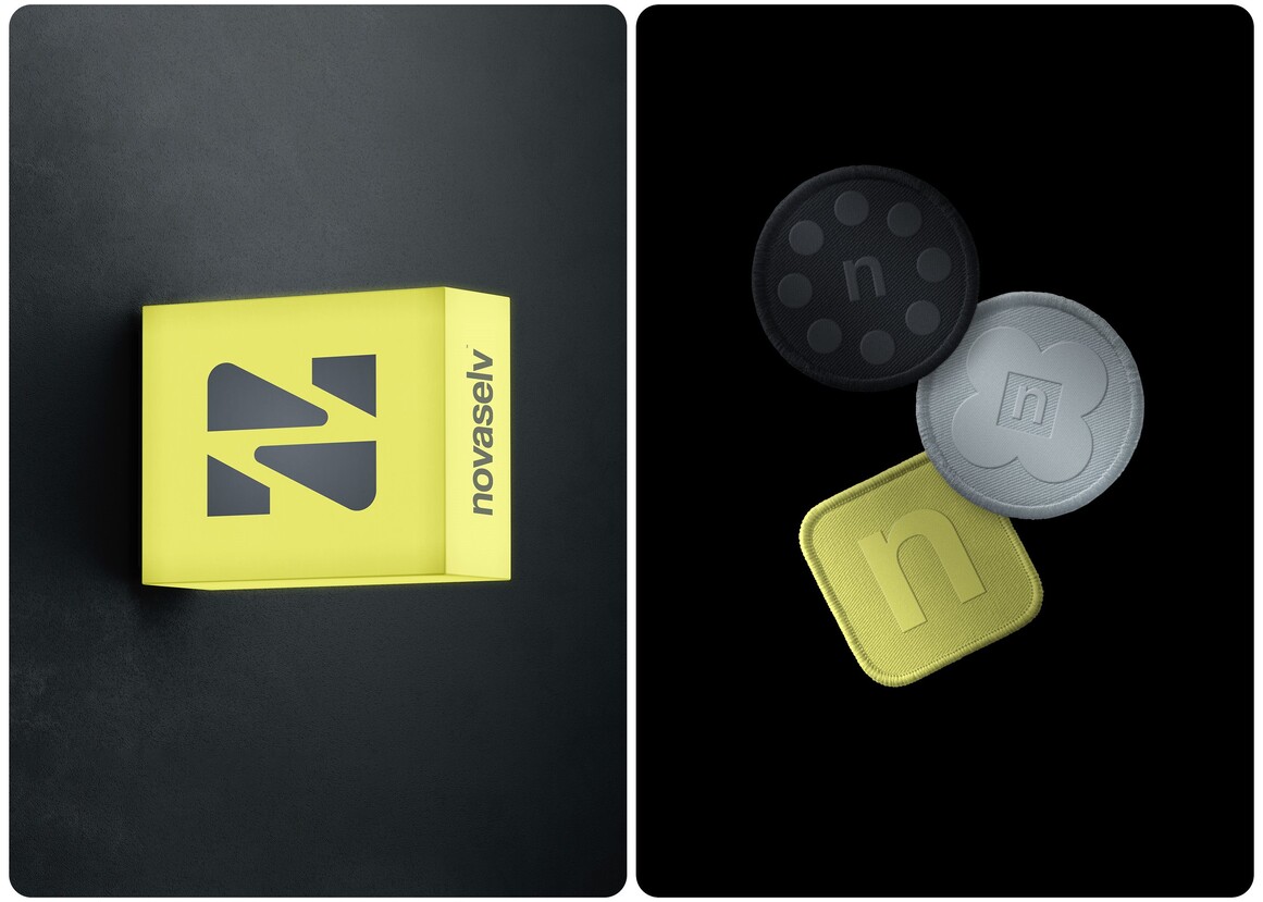 Yellow cleaning service brand VI visual identity design - iMedia