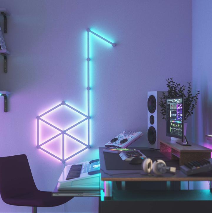 Personalized lighting artifact, Nanoleaf Smart Constellation Light Plus ...