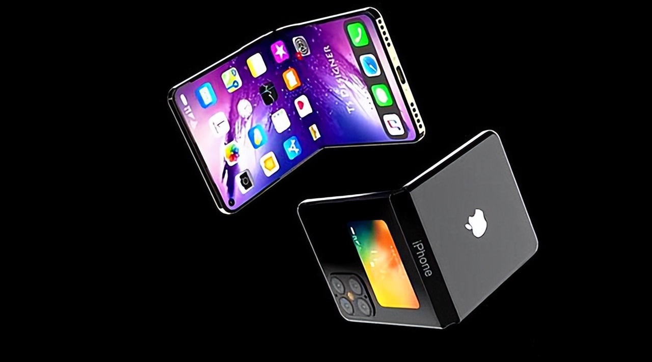 The latest iPhone folding screen renderings are exposed, the iPhone ...