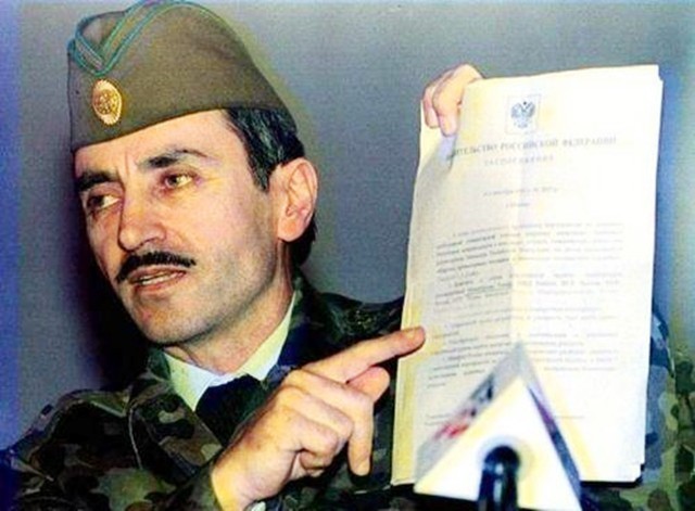 In 1996, the Chechen leader Dudayev was killed by a missile after two ...