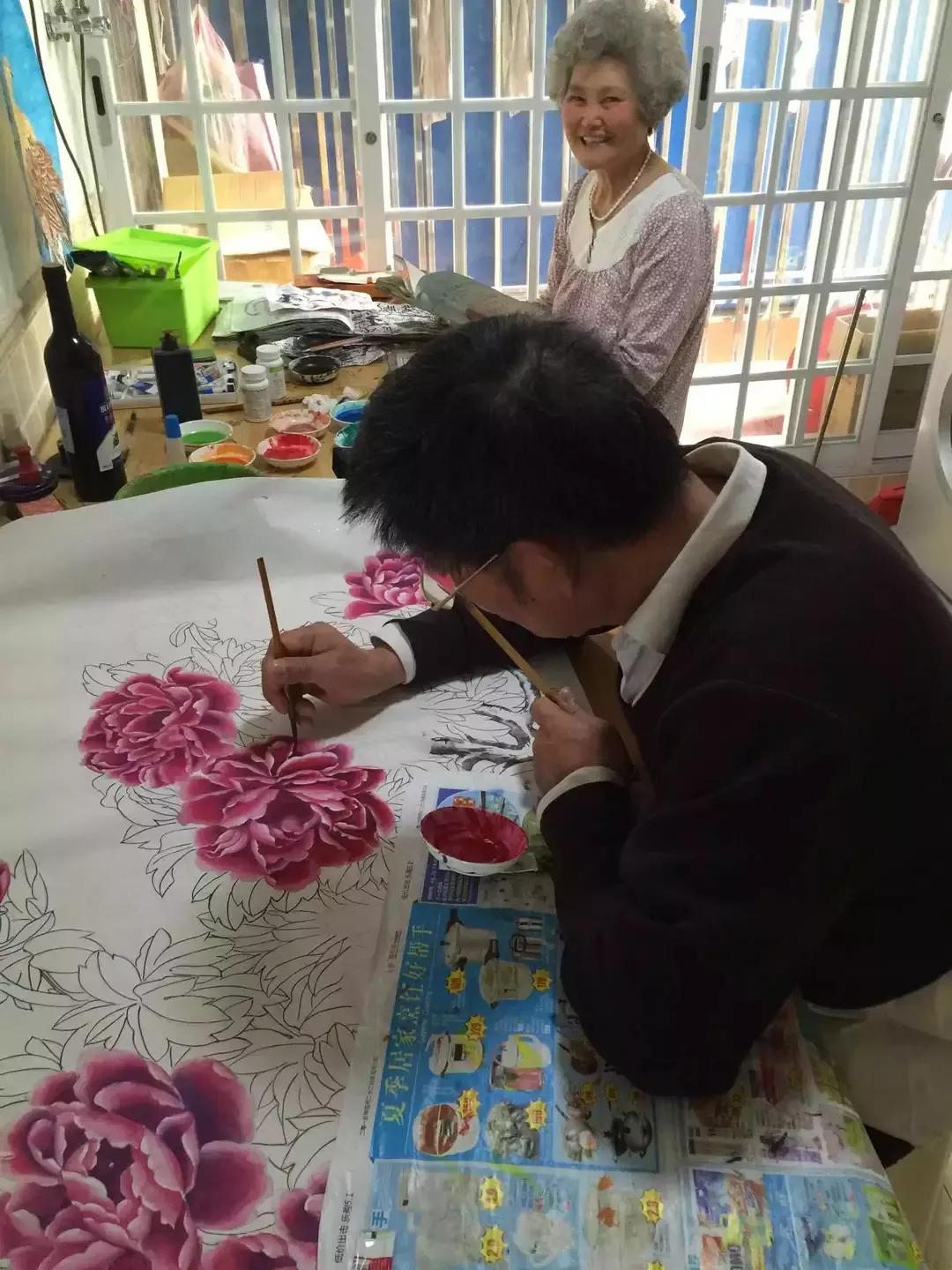 Wang Changfu, Mrs. Xu Kaizhen and Mrs.-Part of the Painting Works (1) - iNEWS