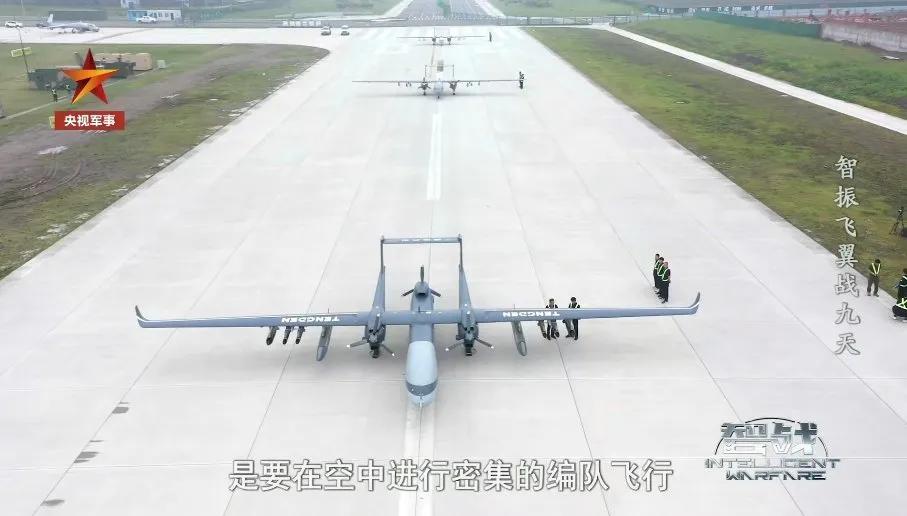 The visual sense of World War II, domestic large-scale drones fly in ...