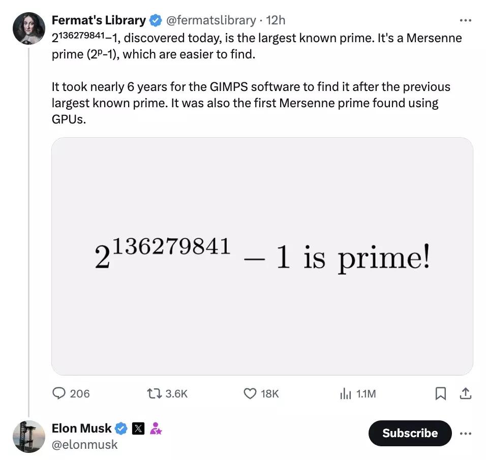 The new largest prime number known to mankind was discovered by GPU - iNEWS