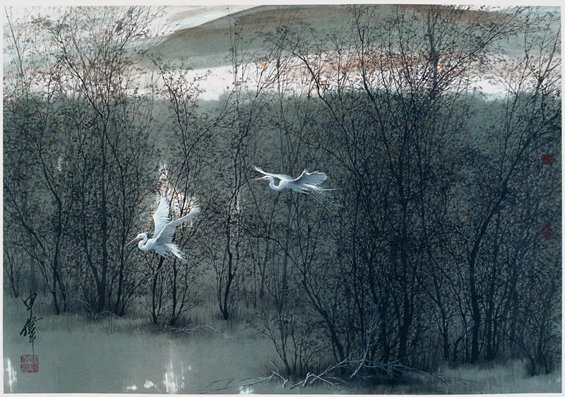 Delicate Brush and Ink - Series of Works by Professor Shen Wei, Academy ...