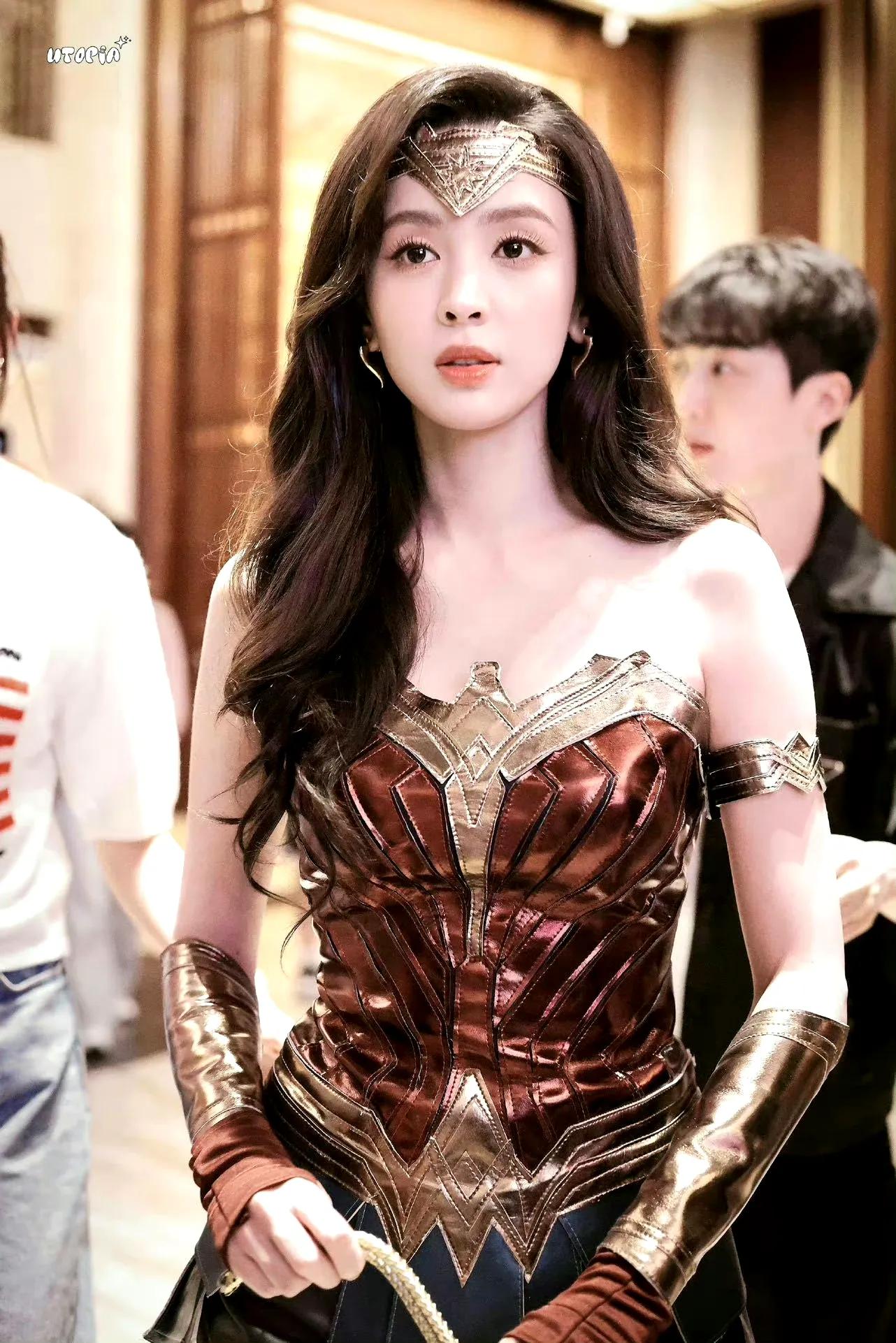 Huang Zitao Sun Qian Xu Zhisheng School Uniform Group Photo Nazha cos Wonder Woman Reuters Zhao ...