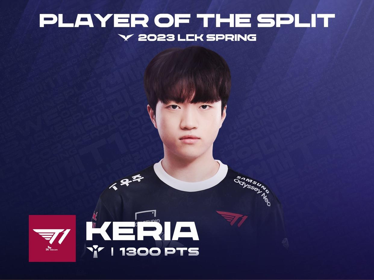The best lineup of the LCK regular season is released, T1 has a full team, Keria won the regular ...