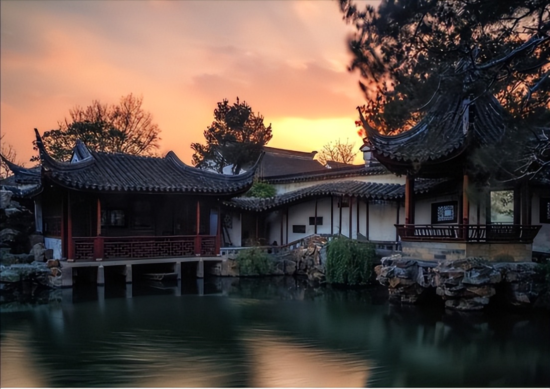 The birds in the garden sing, and the new springs in Zhuze are clear! A ...