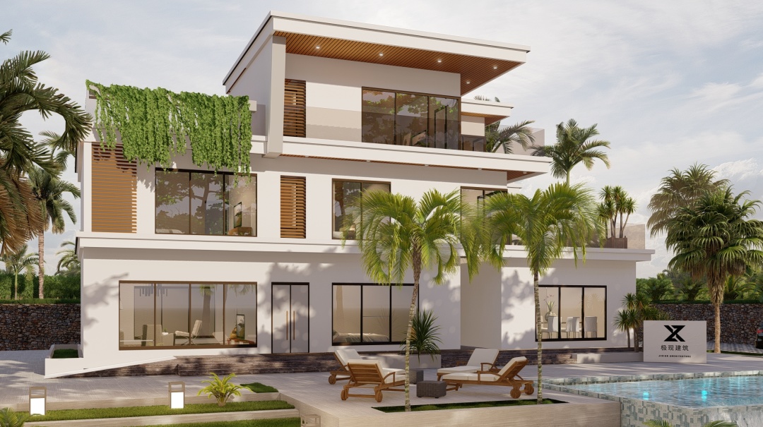 Modern self-built villa, size 19m*10.5m - iNEWS