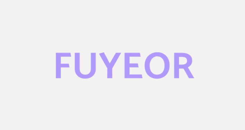 FUYEOR's new LOGO uses "catamaran" font - iNEWS
