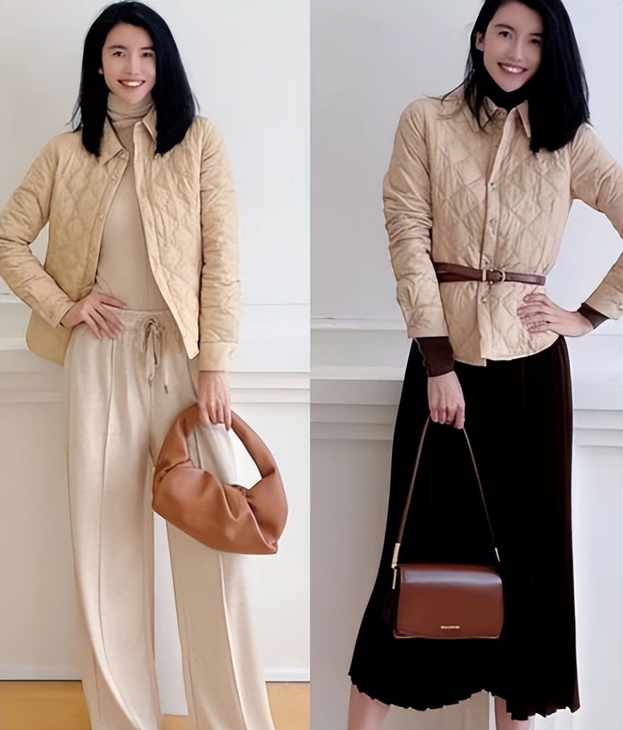 I was amazed by the collocation of 40+ women! The color is simple and ...