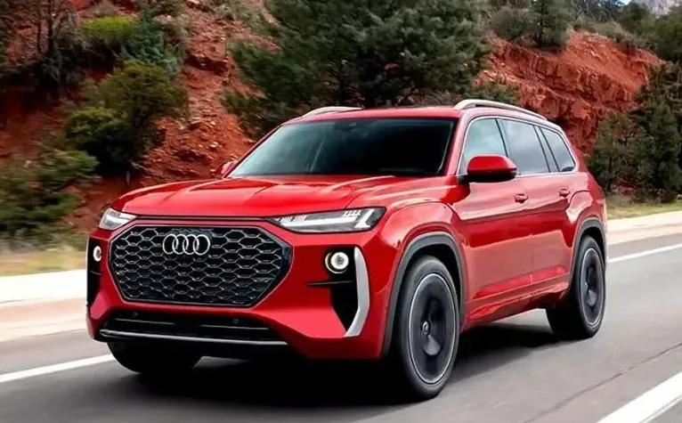 The new Audi Q9 is exposed!Positioned higher than the Audi Q7, equipped ...