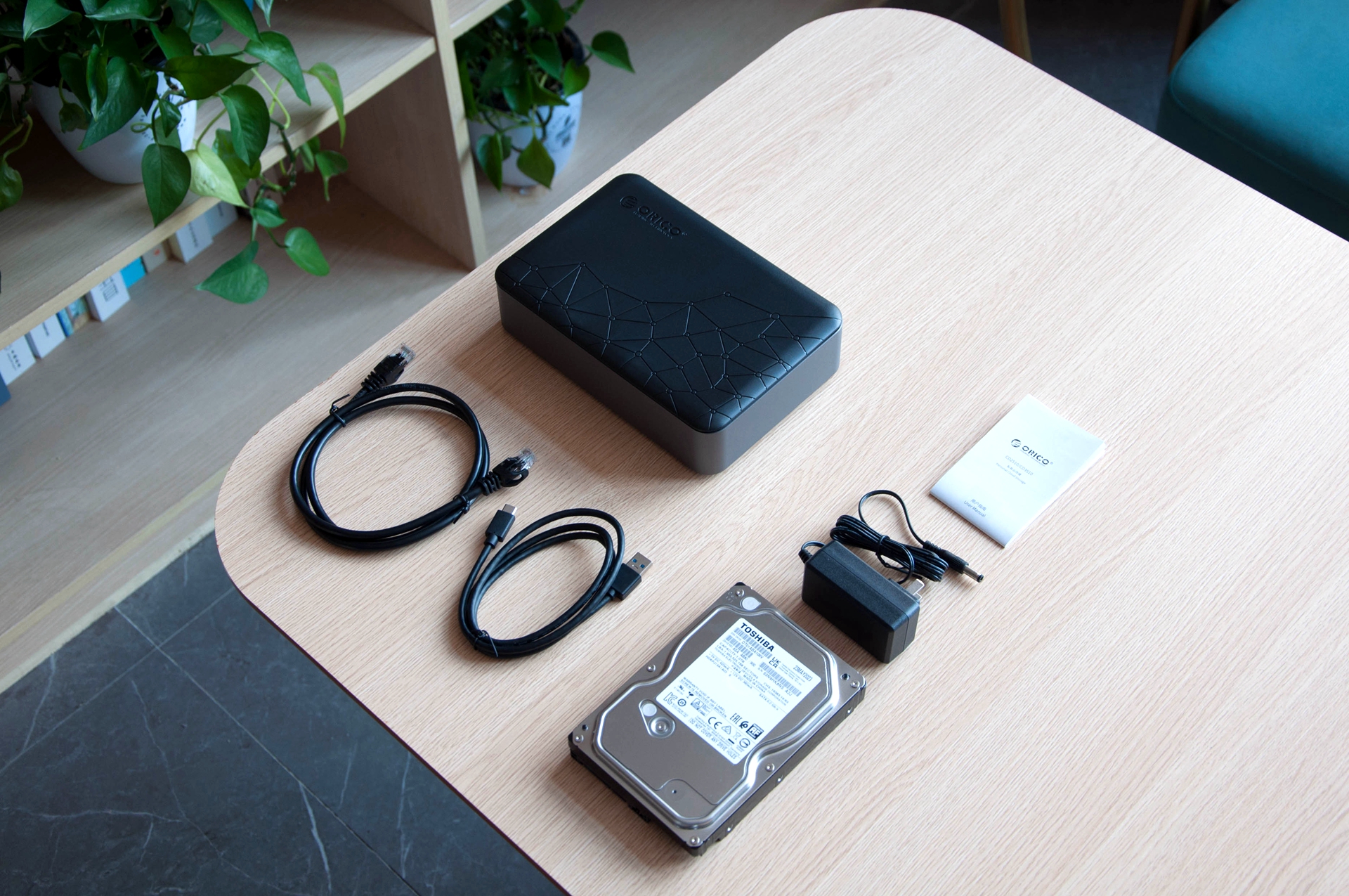 Easy to get started with "NAS" at low cost, ORICO networkable hard disk ...