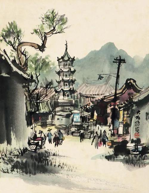 Appreciation of the works of the famous landscape painter Sun Ying - iMedia