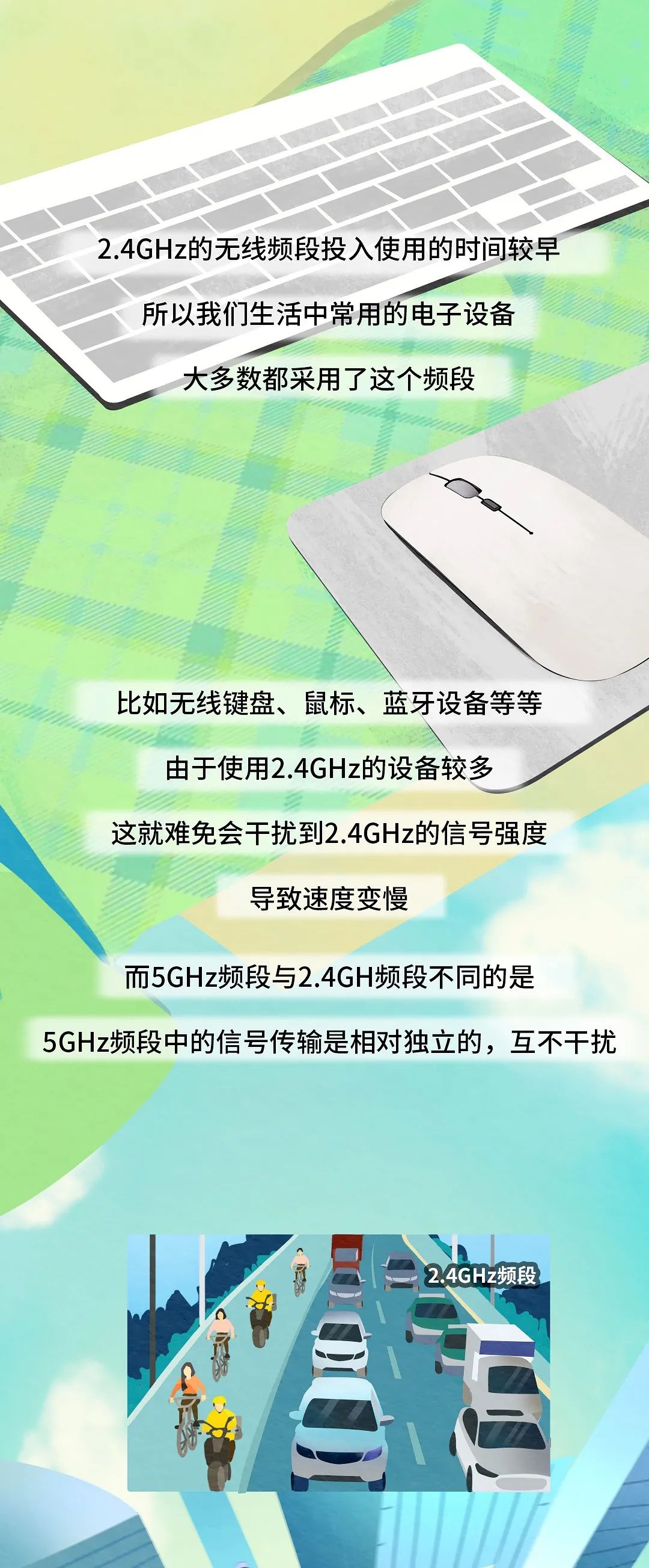 What is the difference between the 2.4G frequency band of WIFI and the ...