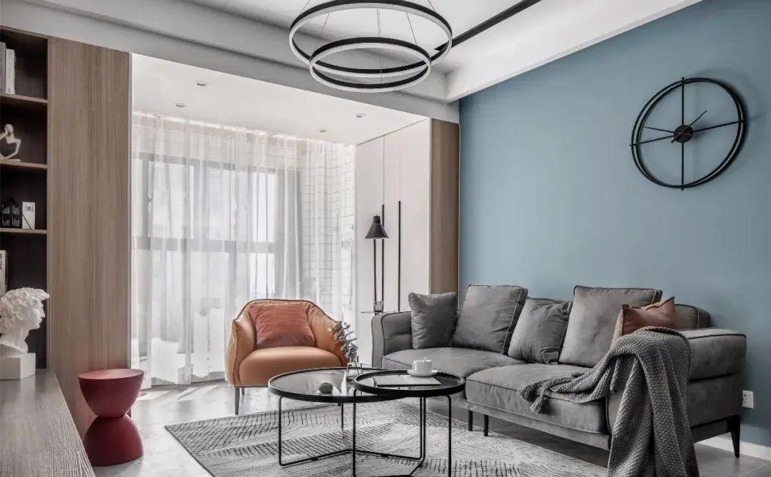 89 square meters of modern minimalist style decoration, harmonious ...