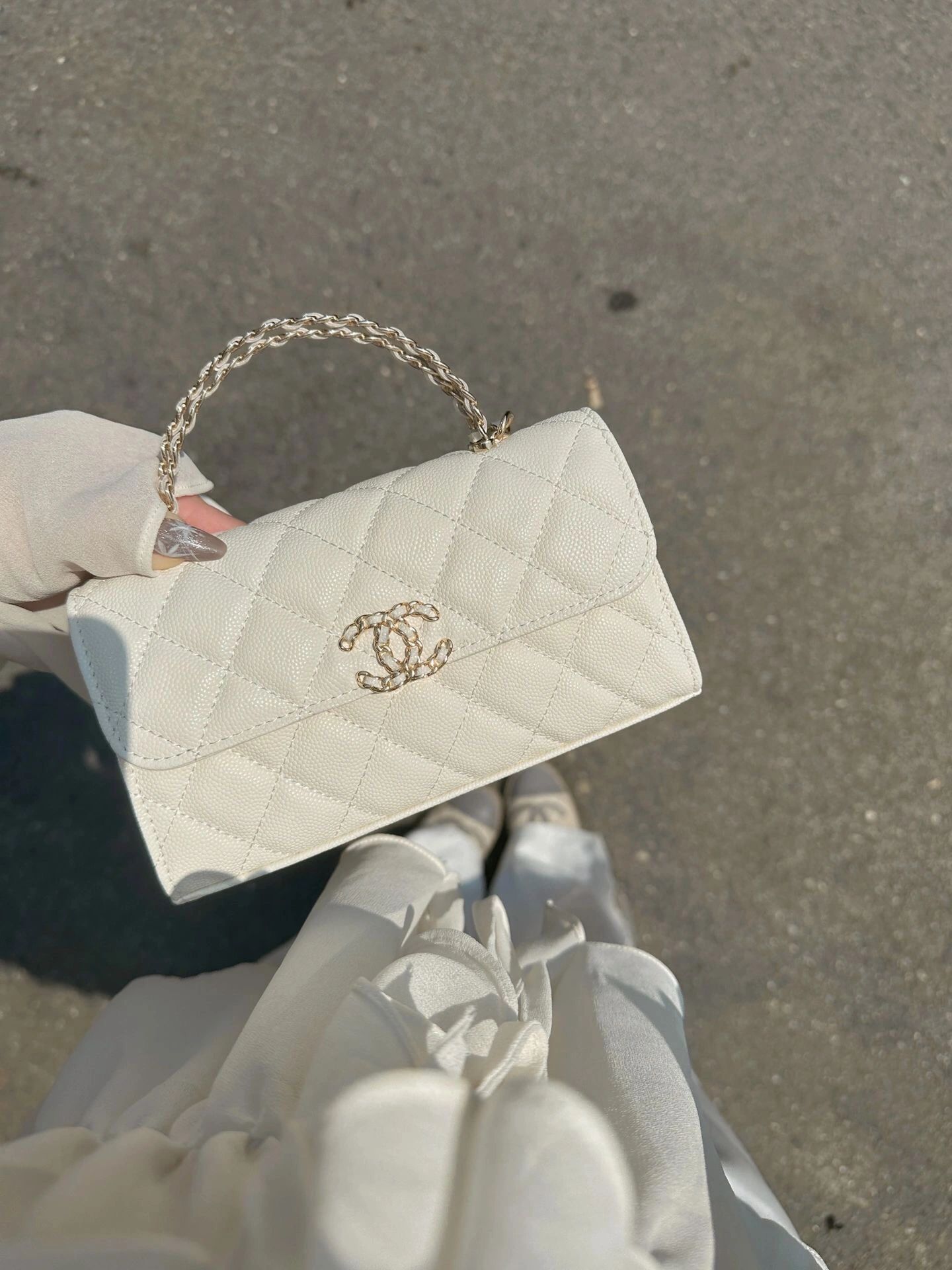 Chanel 23P kelly Snow White handle fashionable first - iNEWS