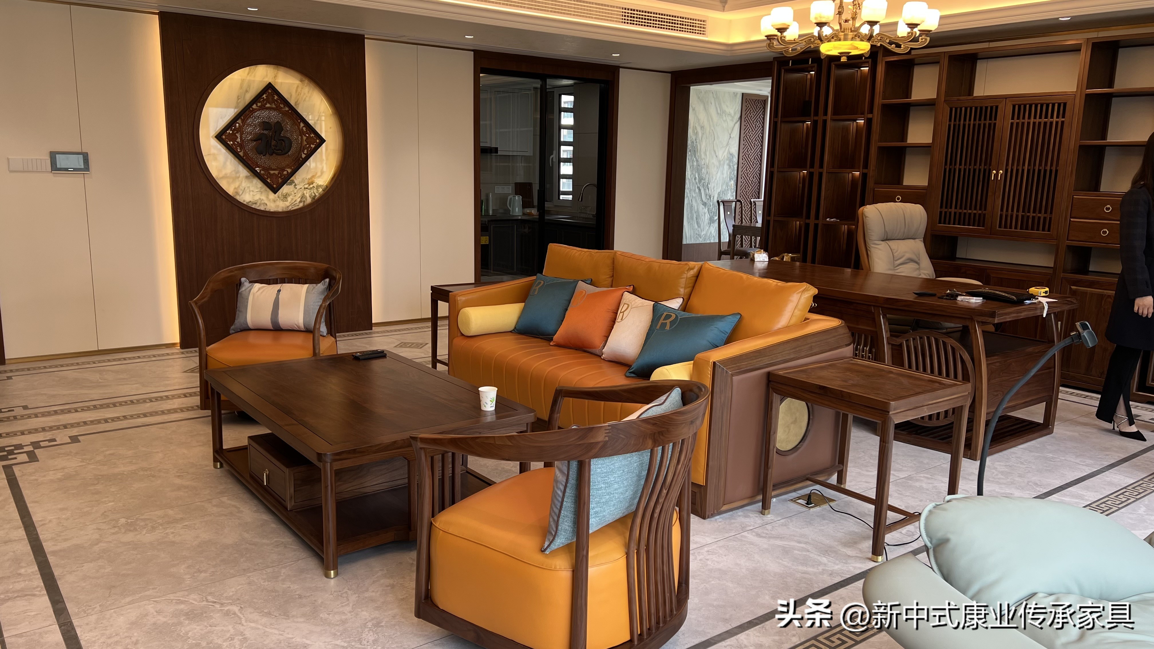 The relaxed and relaxed 156㎡ new Chinese style allows you to appreciate ...