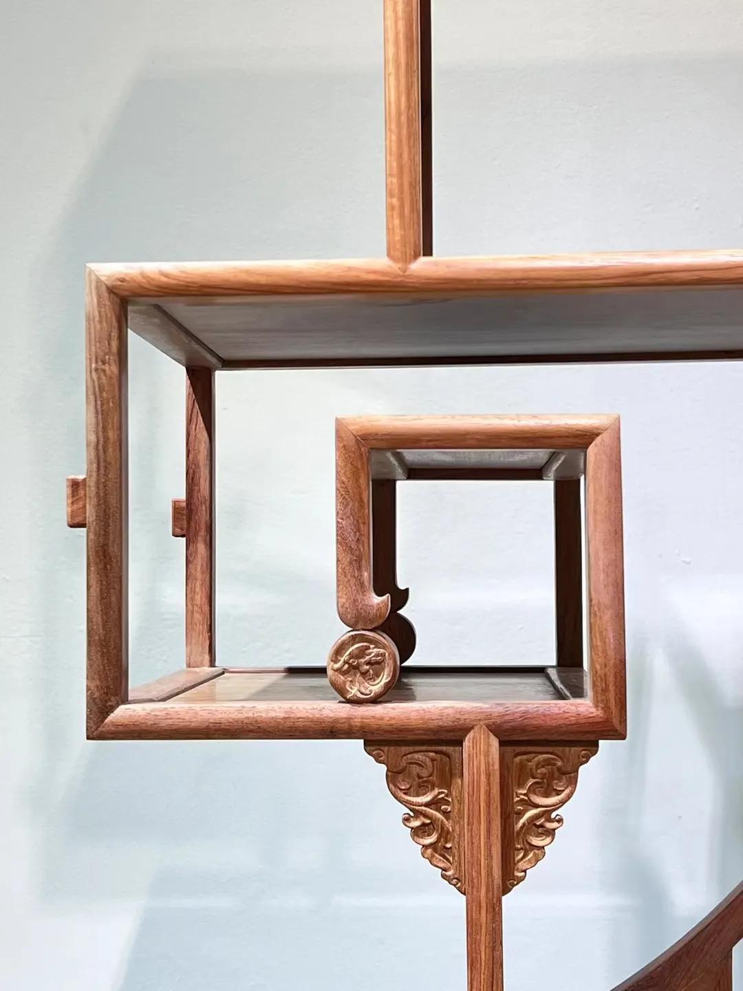 Burmese rose pear outer square and inner circle antique frame - iNEWS