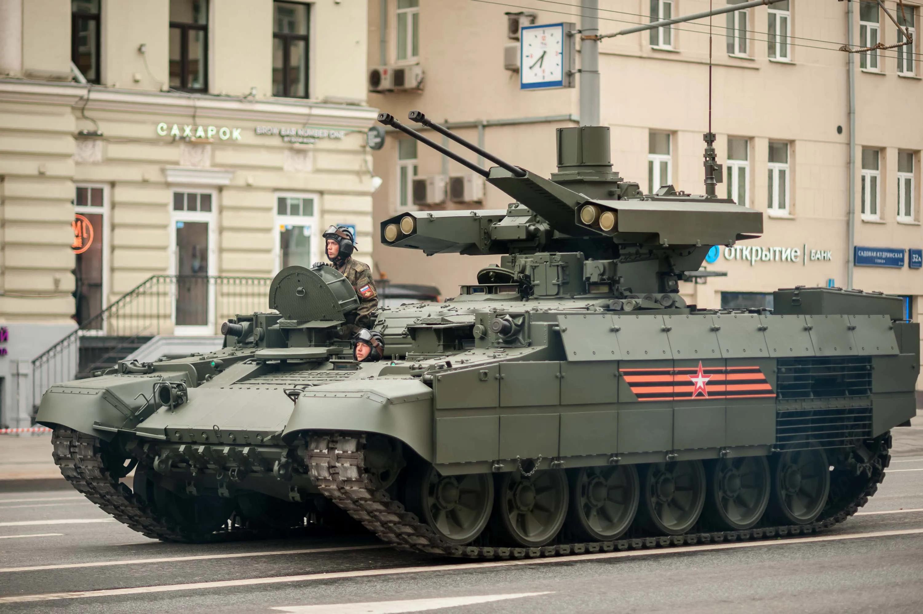 Russia's latest BMPT-72 Terminator street fighting artifact appears in ...