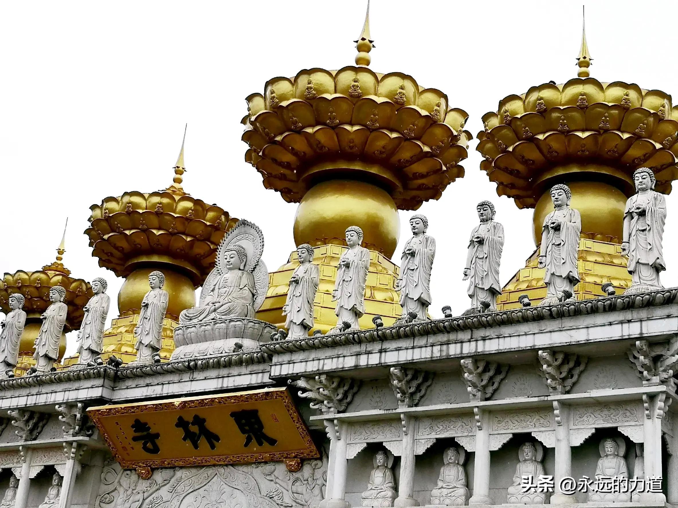 Shanghai Donglin Temple, walking in the rain, has a unique flavor - iMedia