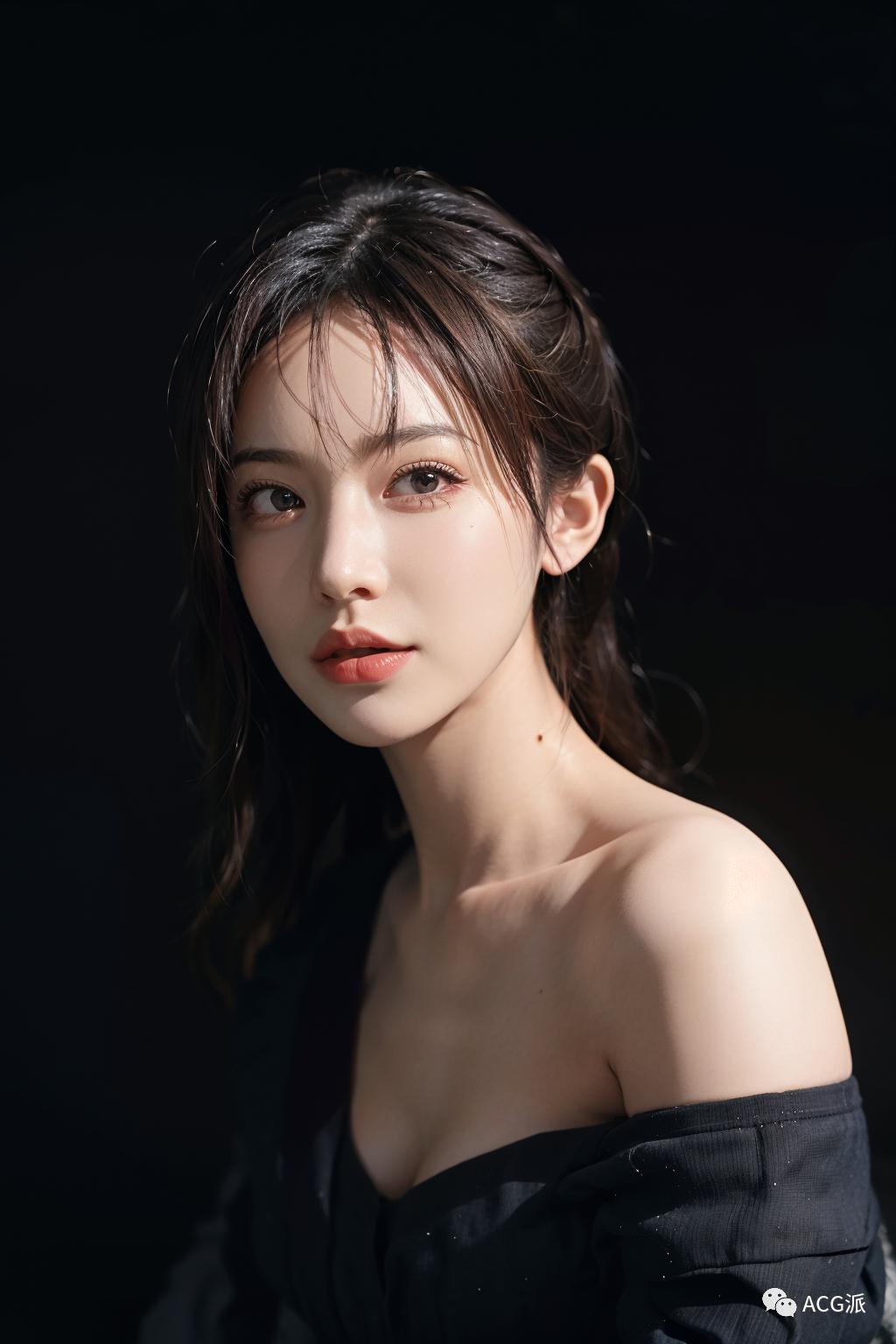 Beautiful portraits of beautiful women in perfect light and shadow - iMedia