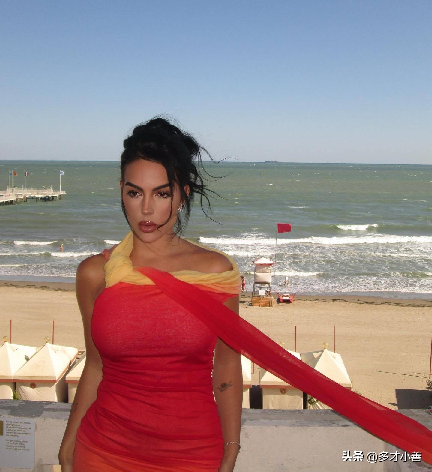 Cristiano Ronaldo's girlfriend went to the Venice Film Festival red ...