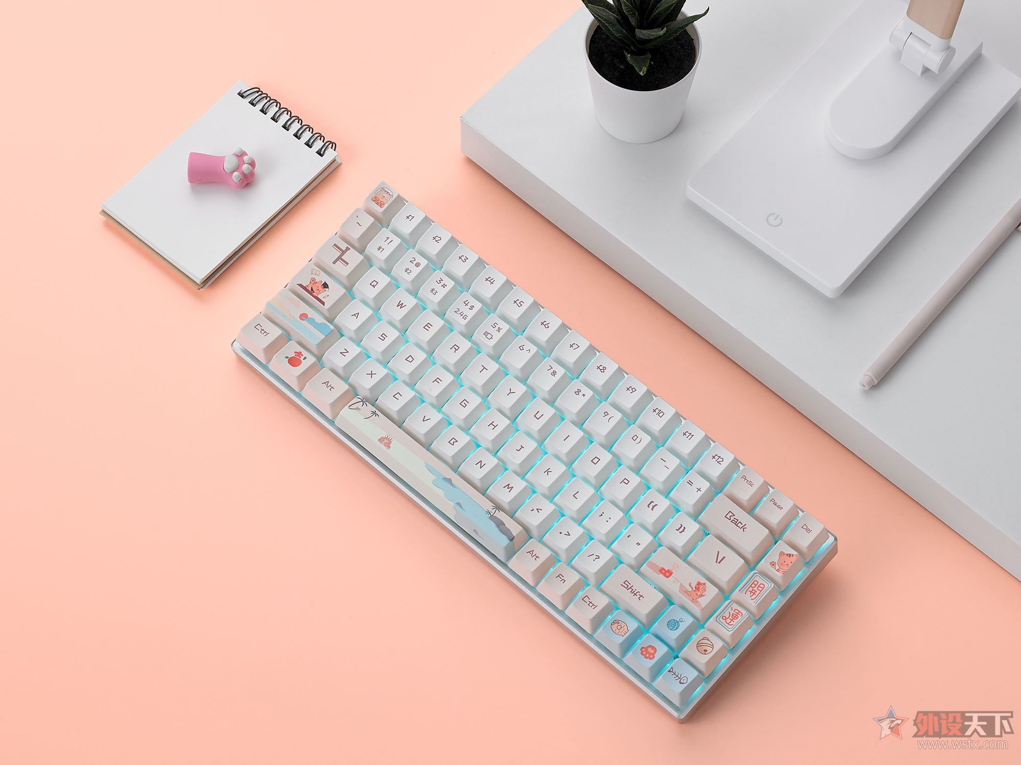 Linear fast silver axis, Rapoo MT510PRO multi-mode backlit mechanical ...