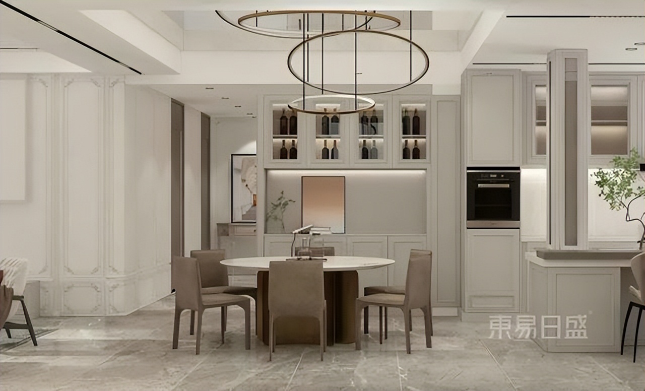 300㎡ modern American style design, enjoy the elegant and delicate petty ...