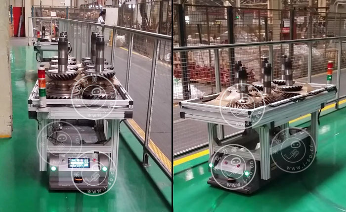 AGV handling robots show their talents in smart factories - iNEWS