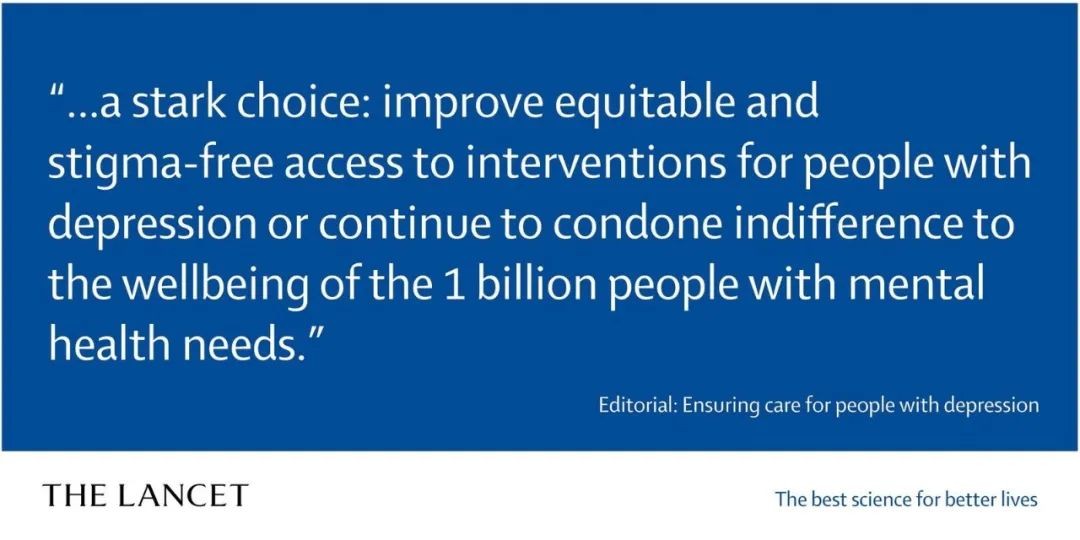 The Lancet: Global depression crisis ignored, more than half of people ...