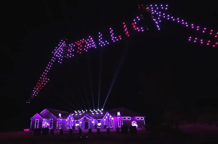 Full of atmosphere!Hundreds of drone performances to play Halloween ...
