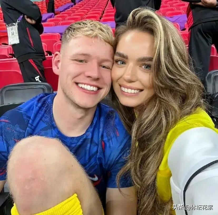Arsenal goalkeeper Ramsdale and girlfriend Georgina Owen - iNEWS